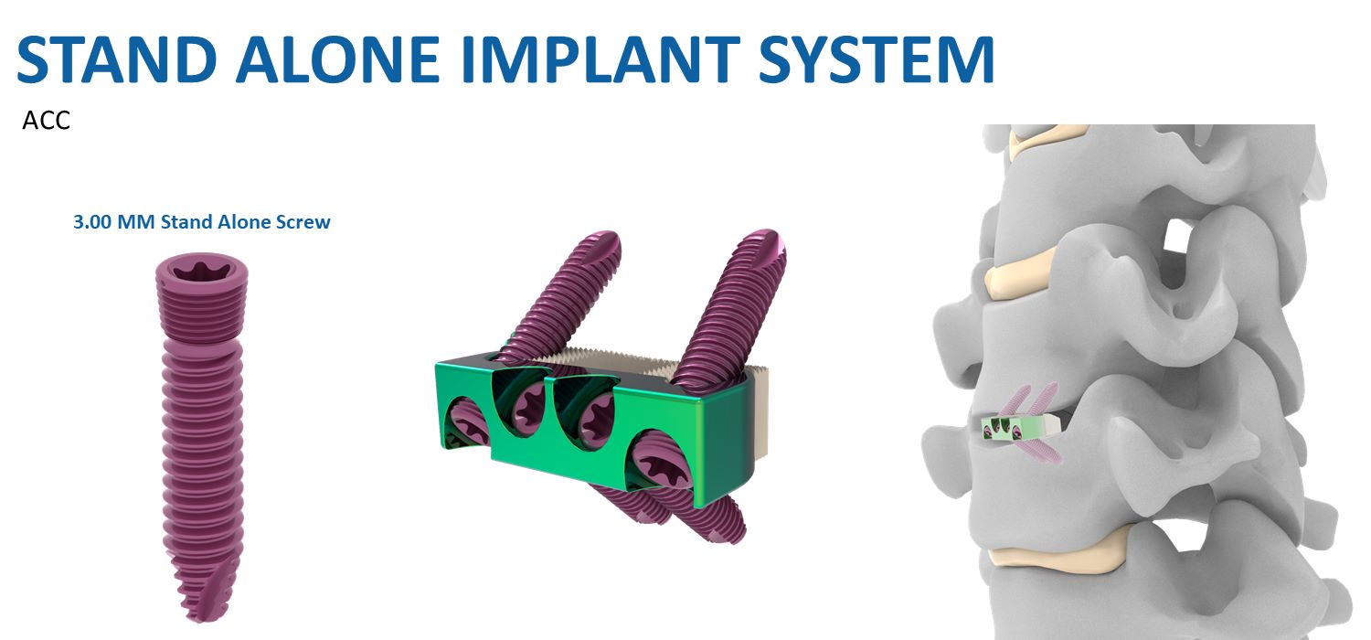 Anterior Cervical Cage (ACC) Stand Alone Cage