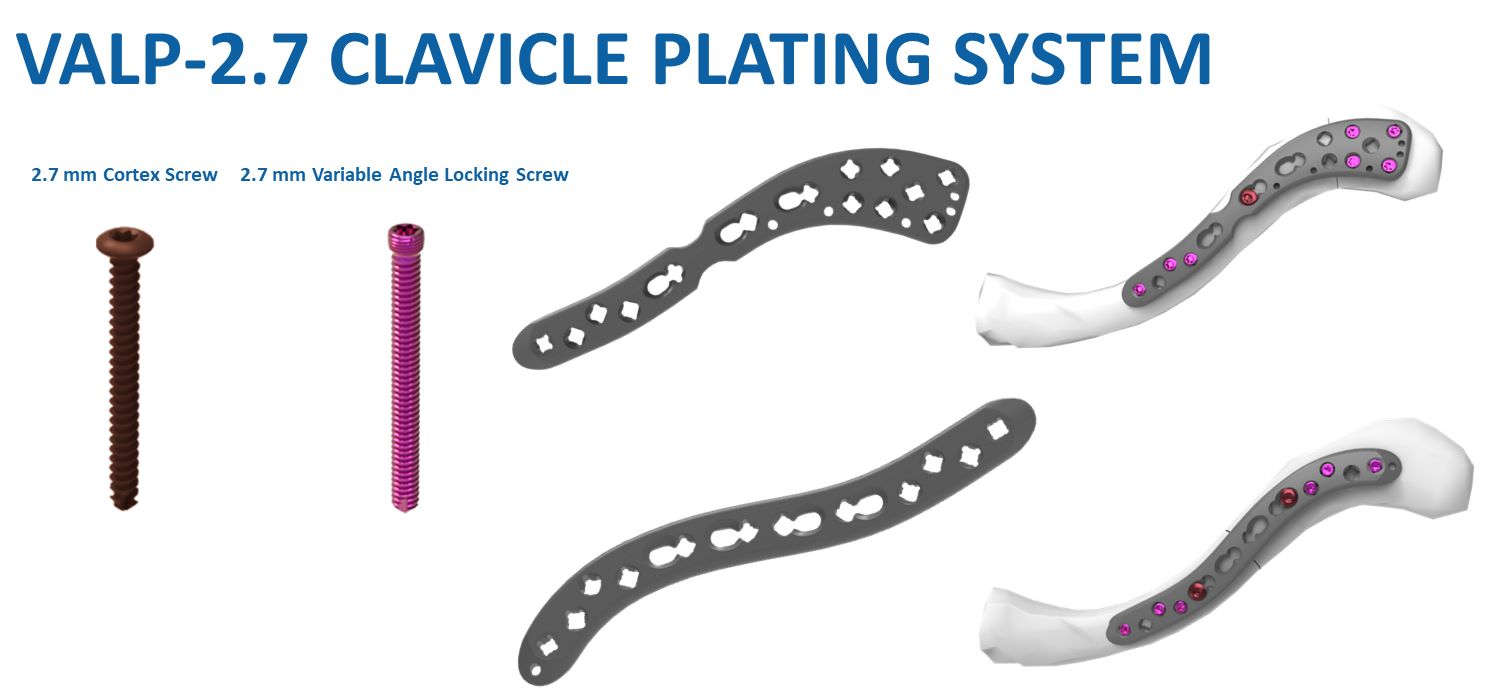 VALP 2.7 Clavicle Plating System
